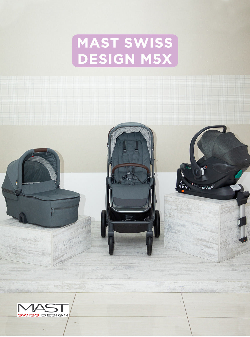 MAST Travel System M5X With Carrycot – Kaya
